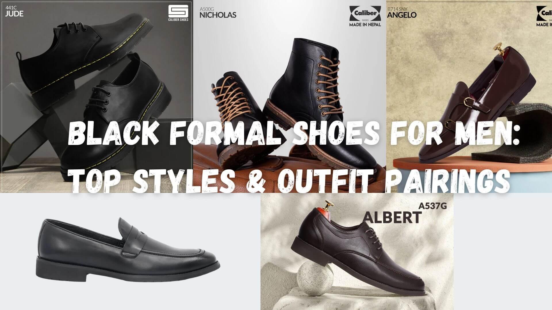 Black Formal Shoes for Men: Styles & Outfit Pairings – Caliber Shoes